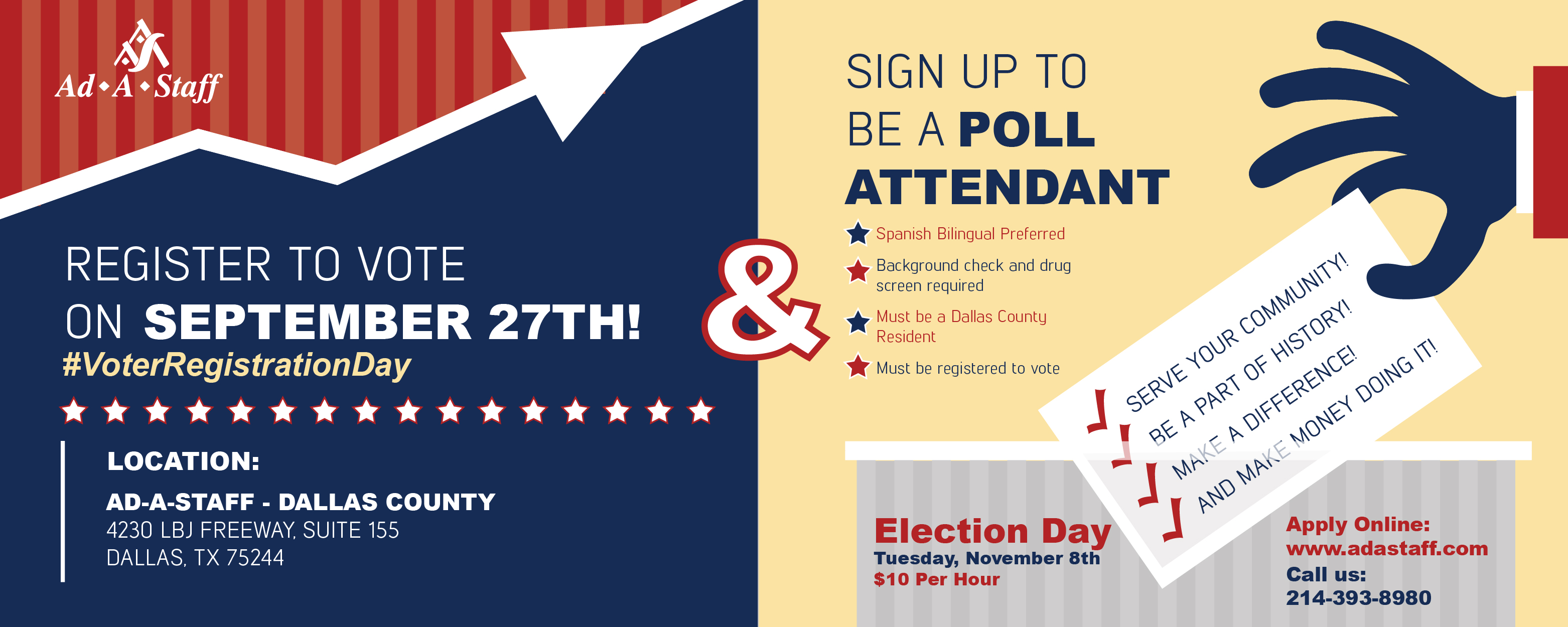AD-A-Staff's Voters Registration Event! - Action Network