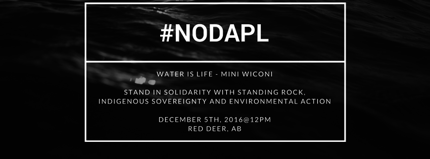 No DAPL Peaceful Protest Red Deer; Walking for Water - Action Network