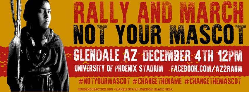 'Not Your Mascot' Stands with NoDAPL March and Rally - Action Network