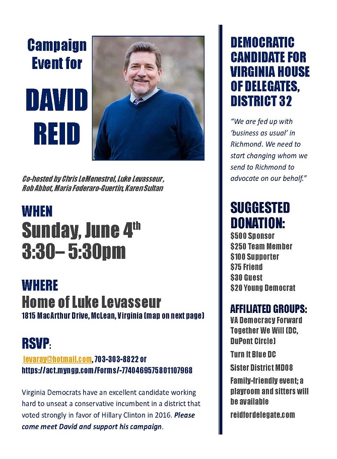 Meet n' Greet and Reception with David Reid (HD32) w/ Rip Sullivan ...