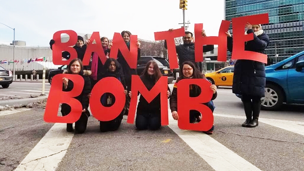 BAN THE BOMB: Make a human peace symbol - Action Network