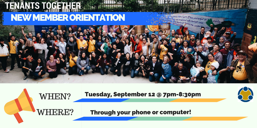 Tenants Together Member Orientation September 2017 - Action Network