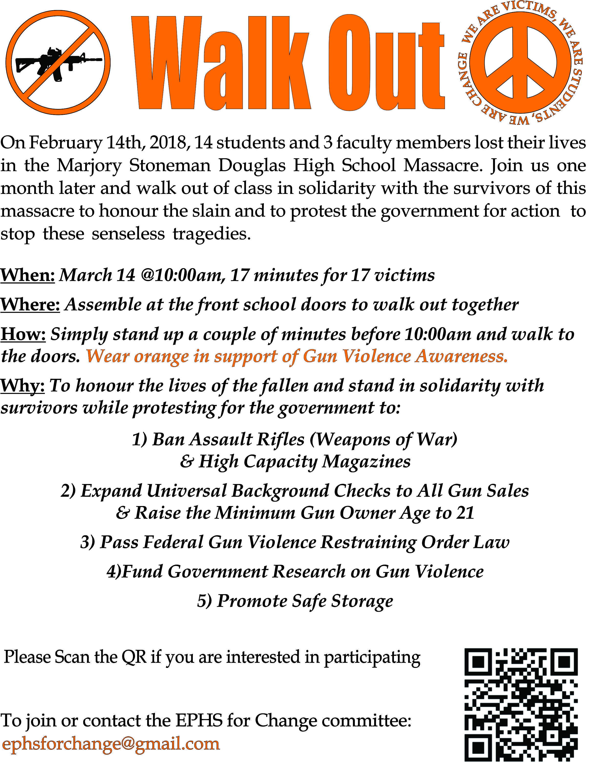 Walk Out - East Paulding High School Walkout - Action Network