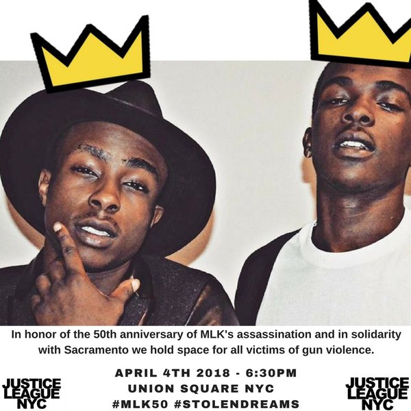 Vigil for Stephon Clark and Others Impacted by Senseless Gun Violence ...