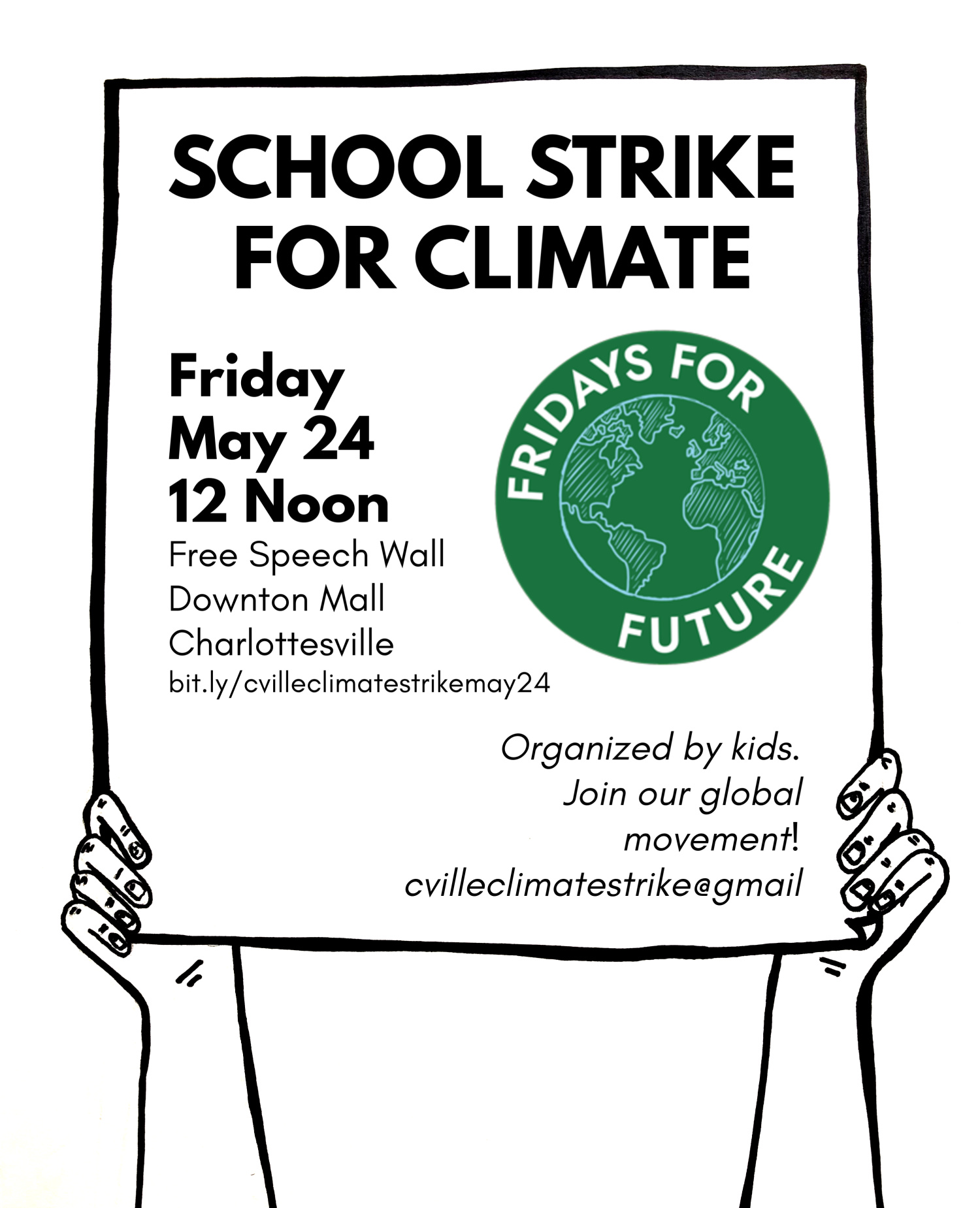 Charlottesville School Strike for Climate, May 24 - Action Network