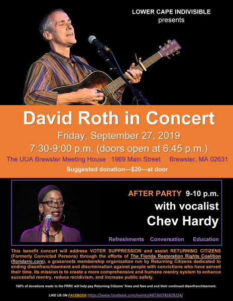 David Roth in Concert to Benefit the Florida Restoration Rights ...