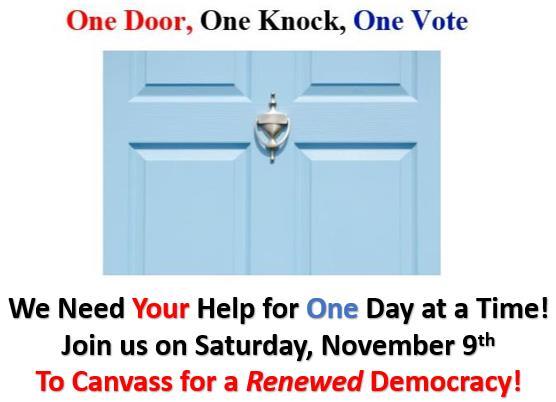 Canvassing for a Renewed Democracy: One Door, One Knock, One Voter ...