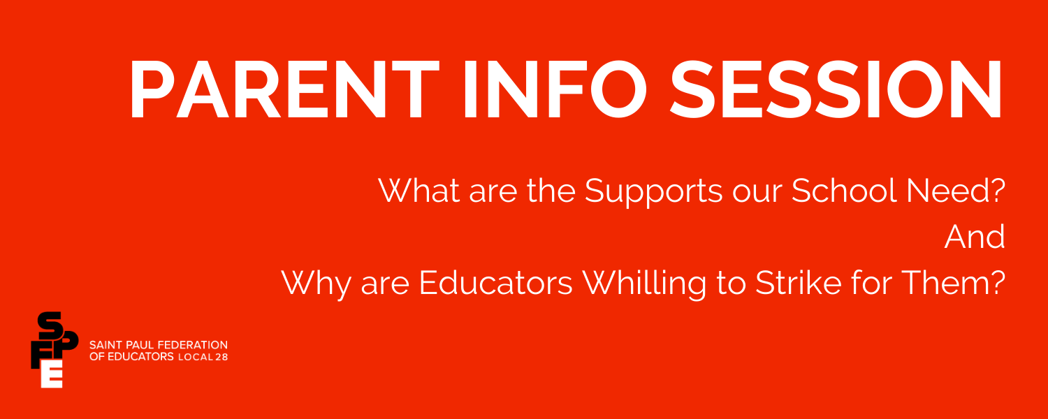 Parent Info Session: What are the Supports Our Schools Need and Why are ...