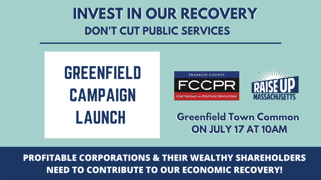 Greenfield Launch (Franklin County) - Invest in Our Recovery! - Action ...