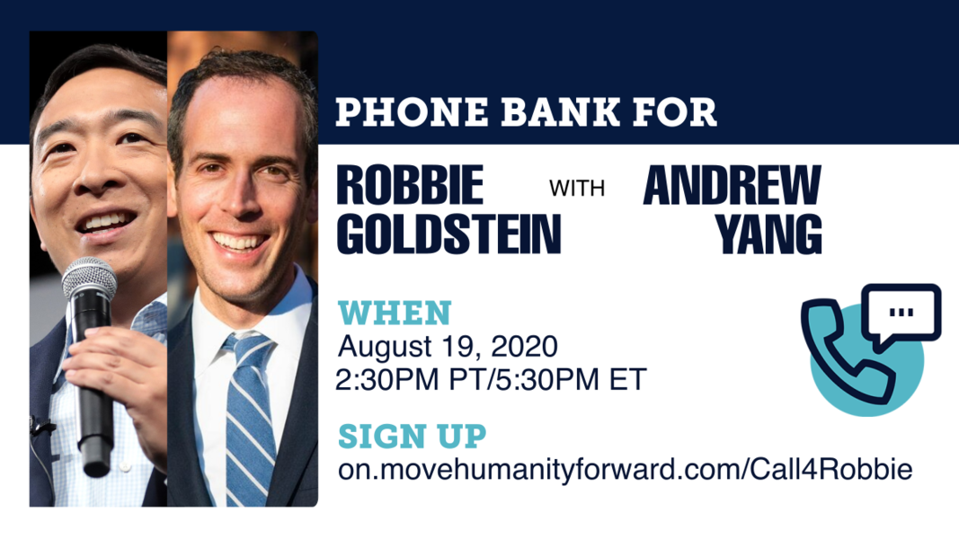 Humanity CALLS for Robbie Goldstein (w/ Andrew Yang) - Action Network