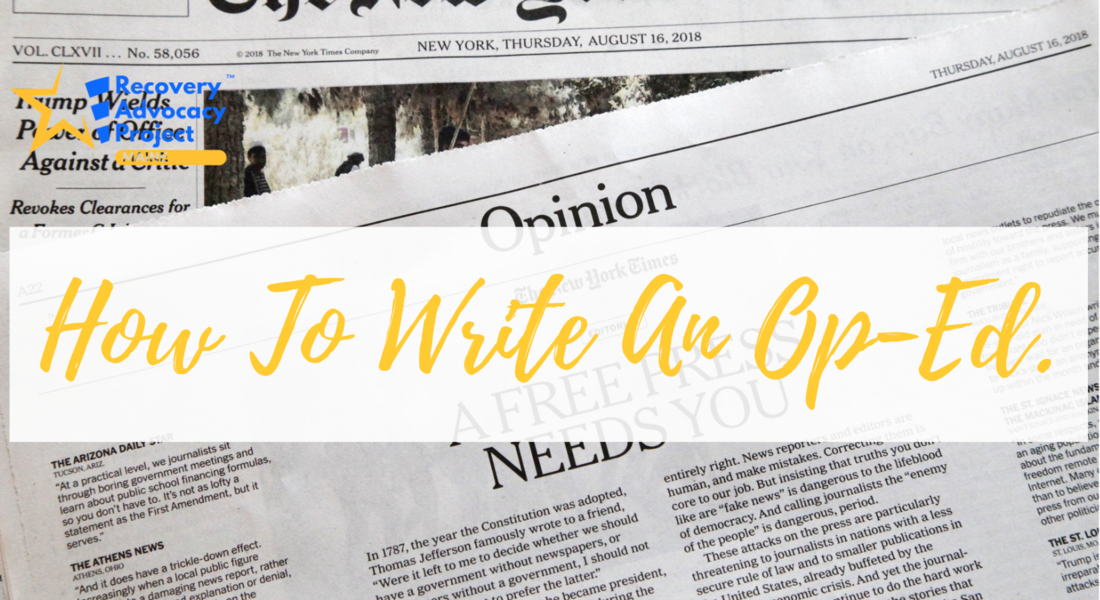 How To Write An Op Ed Action Network