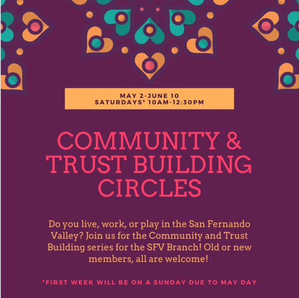 Community & Trust Building Session 1 - SFV Branch