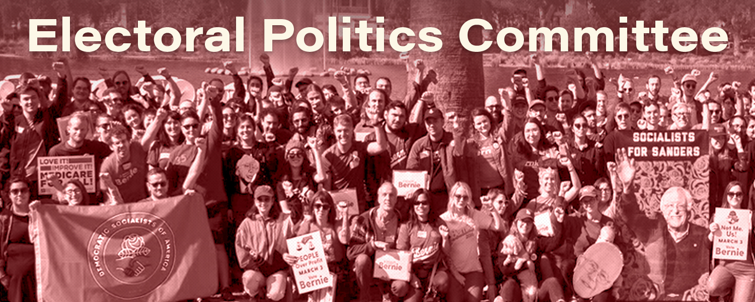 DSA-LA's Electoral Politics Committee Meeting - Thursday, June 3rd!