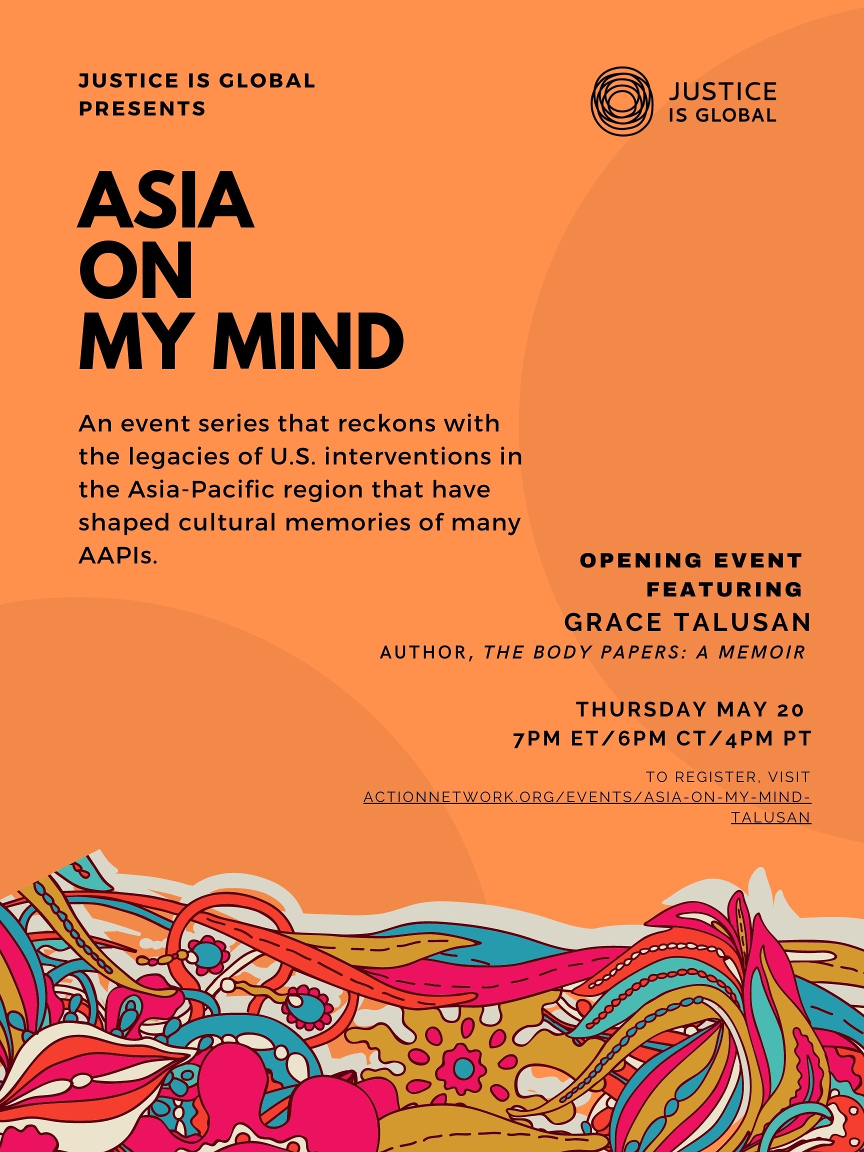 Asia on My Mind: Opening Event Featuring Grace Talusan, author of The ...