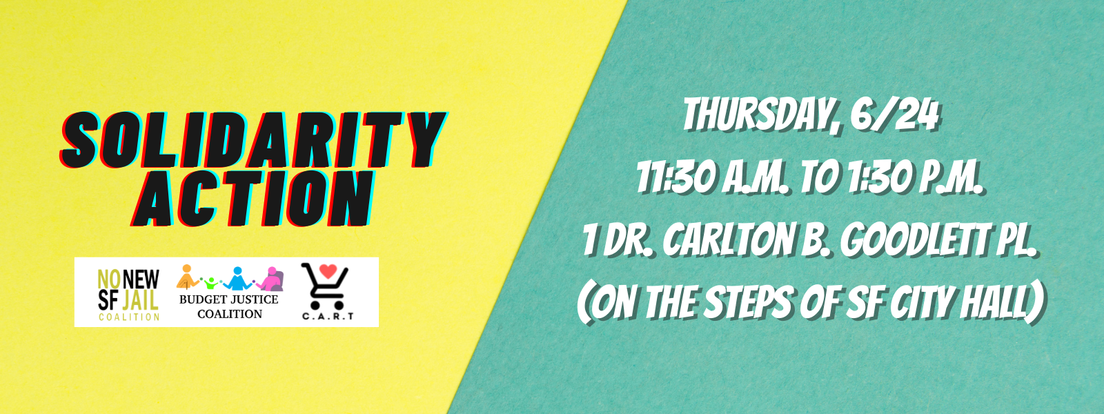 Solidarity Rally with Budget Justice Coalition & CART SF - Action Network