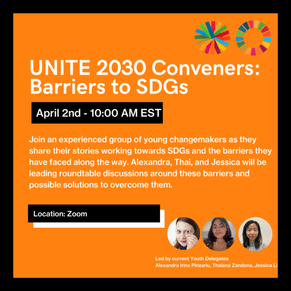 UNITE 2030 Conveners: Barriers to SDG - Action Network