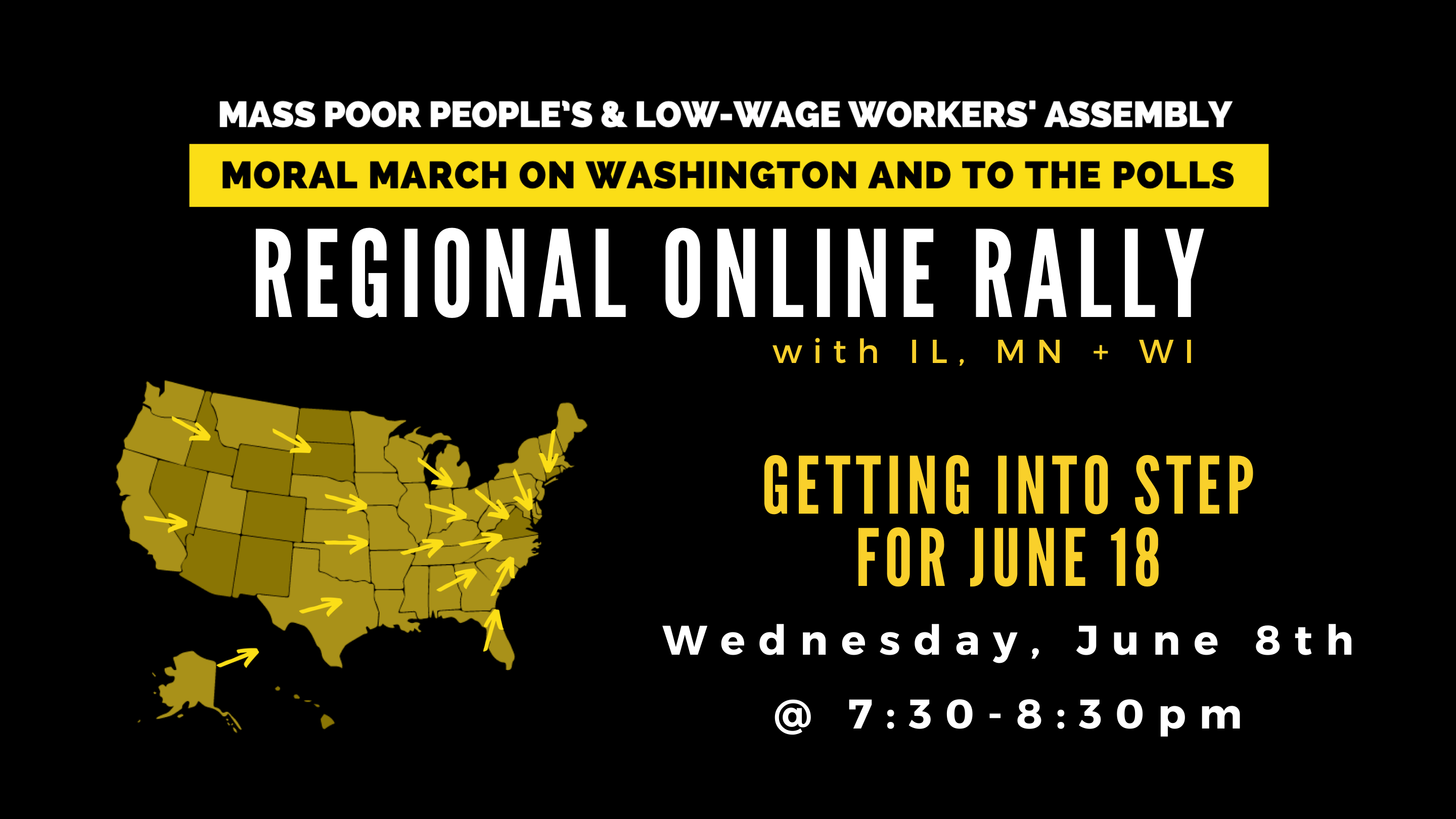Regional Online Rally-Getting into step for June 18 - Action Network
