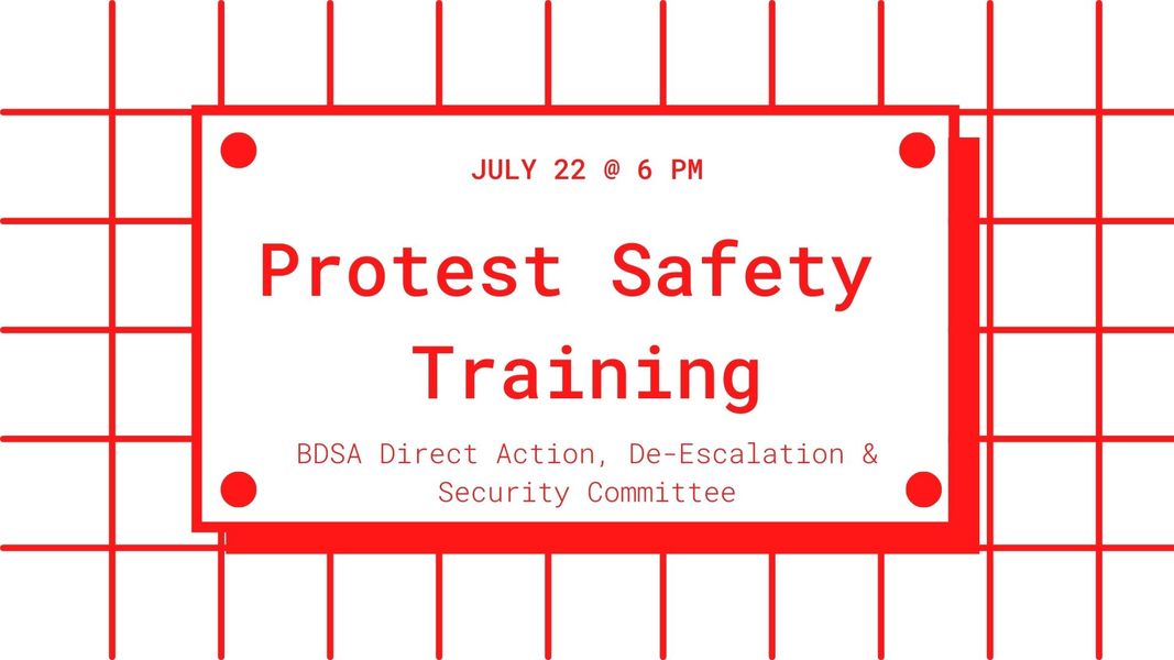 BDSA Protest Safety Training