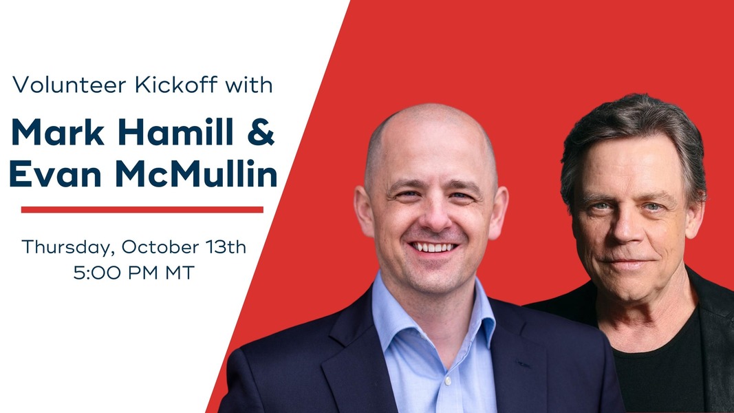 Volunteer Kickoff ft Mark Hamill!