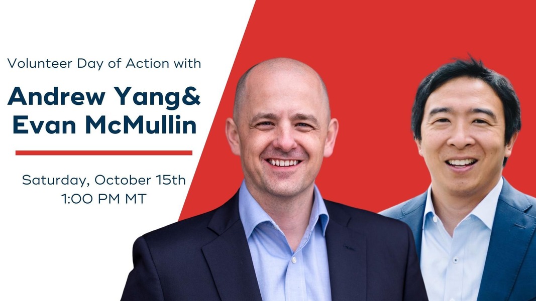 McMullin for Utah Day Of Action with Andrew Yang