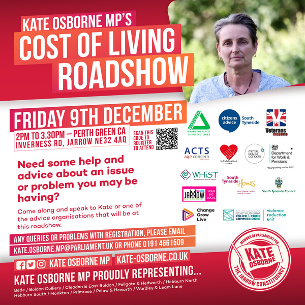 Cost-of-Living Roadshow with Kate Osborne MP - Perth Green Community ...