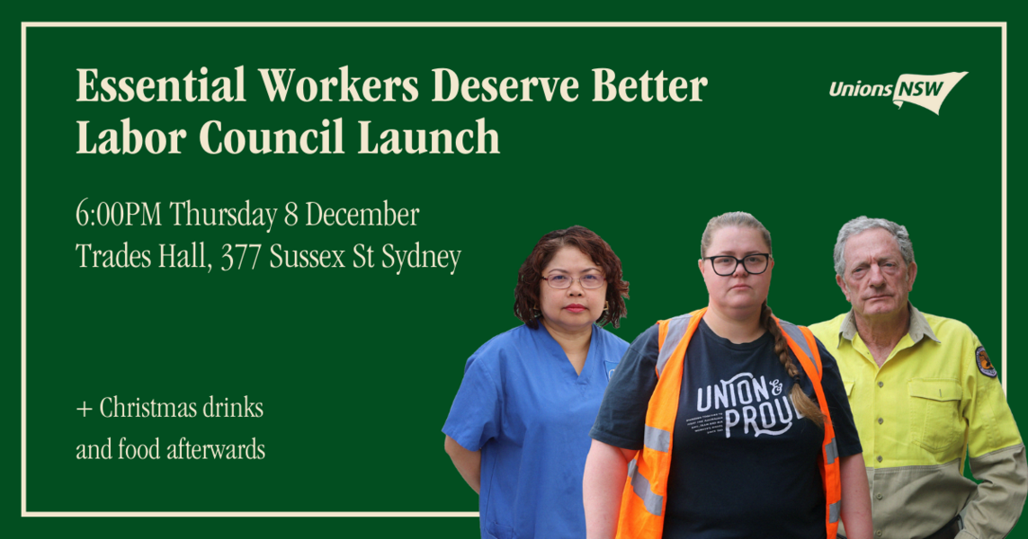 Essential Workers Deserve Better Labor Council Launch