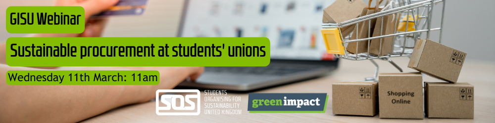 GISU webinar: Sustainable procurement at students' unions