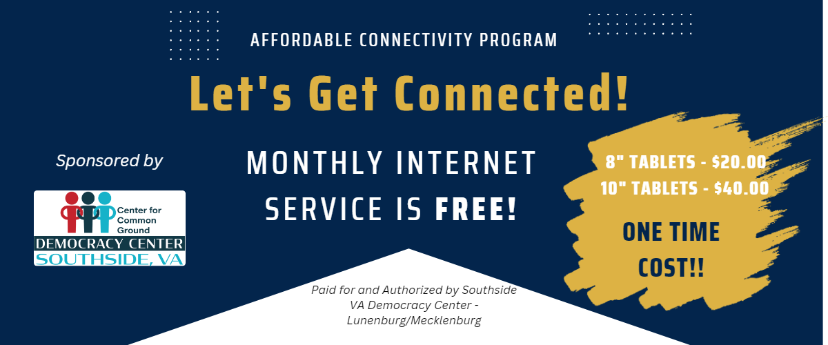 Let's Get Connected! Affordable Connectivity Program - Action Network