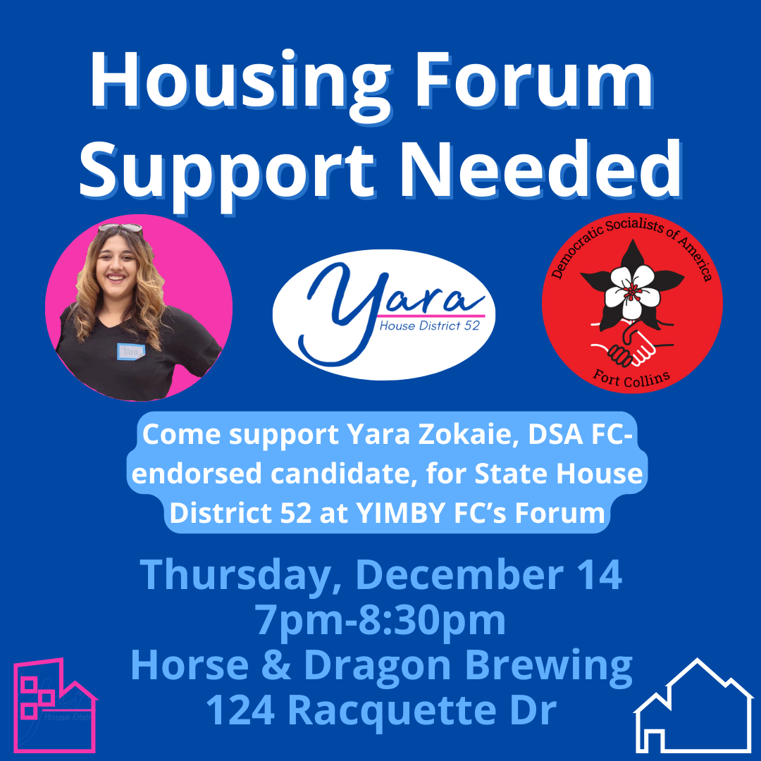 Support Yara at the HD52 Housing Forum - Action Network