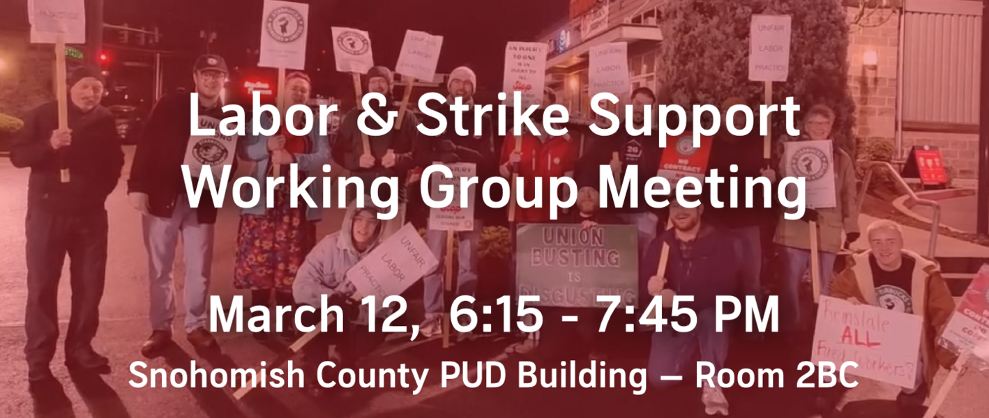 March Labor & Strike Support Working Group Meeting