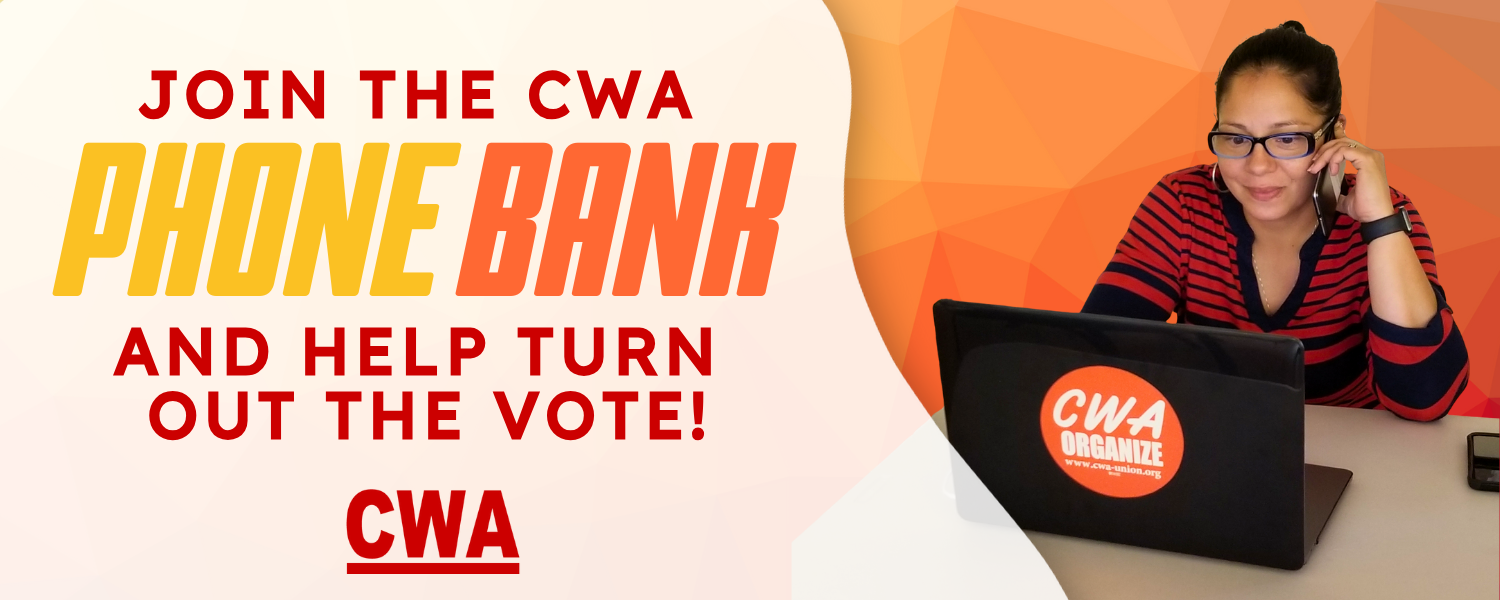 CWA Phone Bank: Yes on California Prop 50