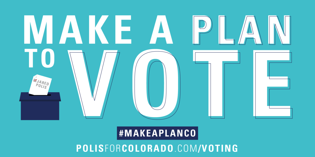 Make a plan to vote