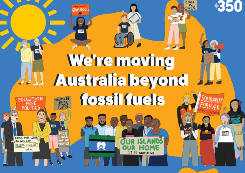 Join the 350 climate justice movement in Melbourne!