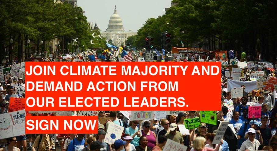 WE ARE THE CLIMATE MAJORITY. WE DEMAND ACTION NOW.