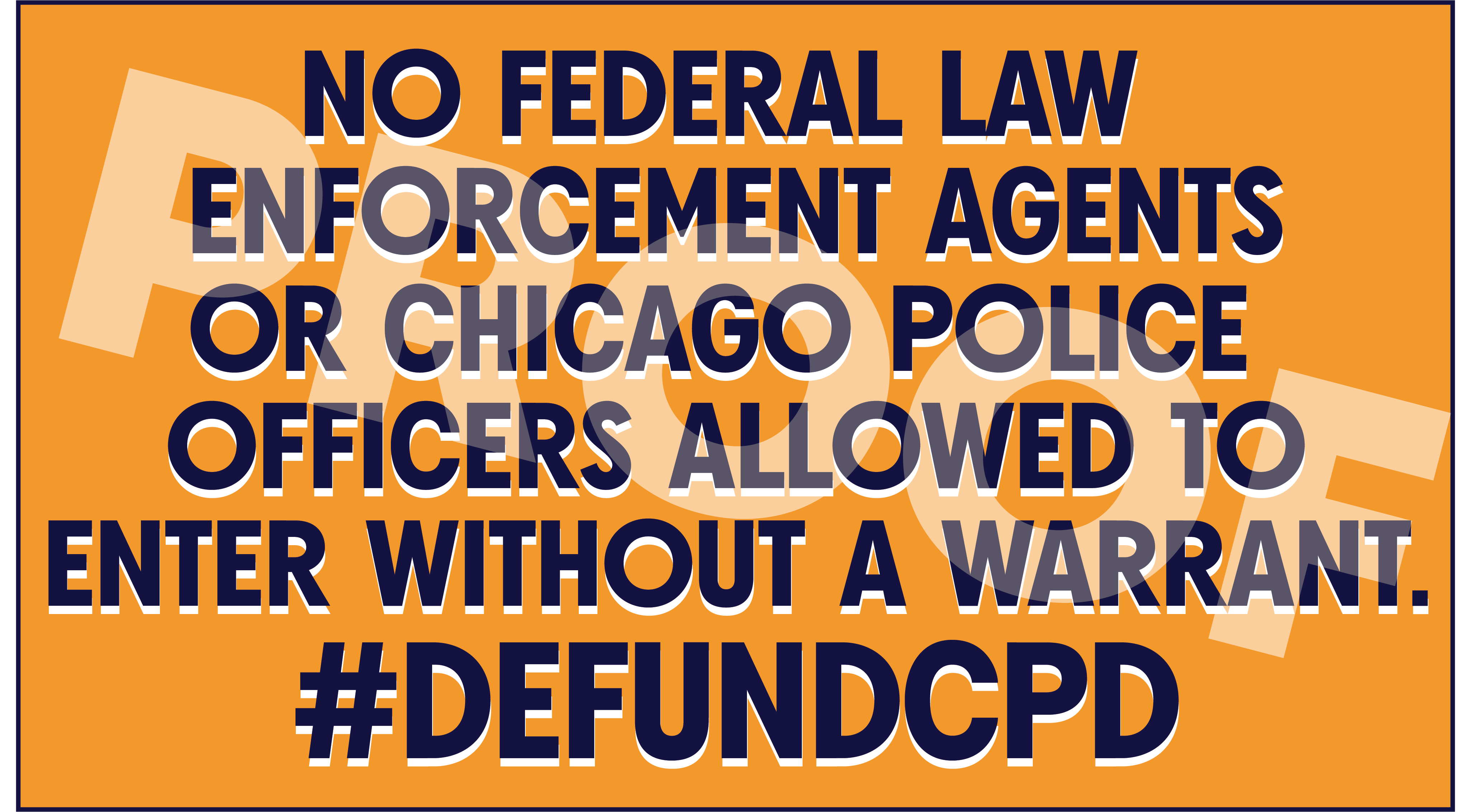 Download Your Own "No Feds" Window Sign Today - Action Network