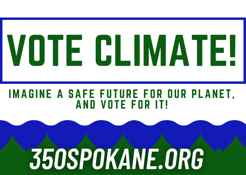 Request your "Vote Climate!" yard sign