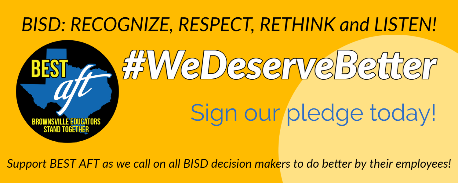 #WeDeserveBetter Pledge - Action Network