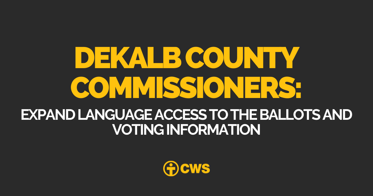 Dekalb County၏ ဘာသာစကားတိုးချဲ့ရေး လှုပ်ရှားမှုအတွက် ဇာတ်လမ်းစုစည်းရေး ...