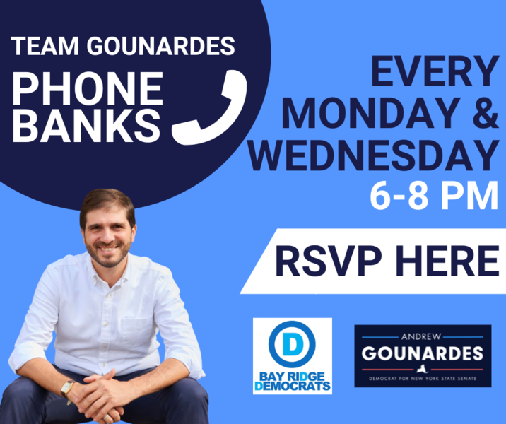 Bay Ridge Democrats Phone Bank for Andrew!!! - Action Network