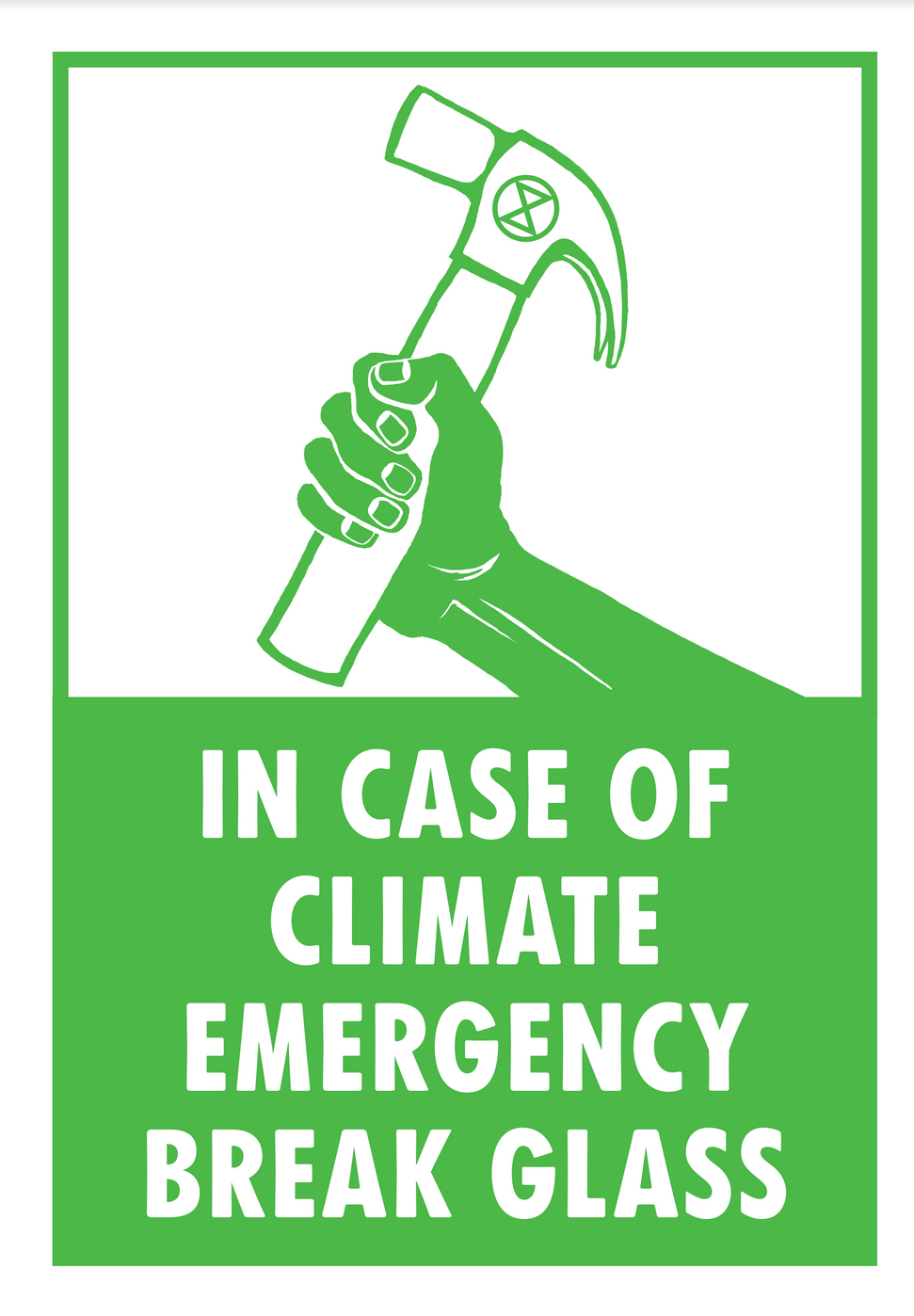 In Case of Climate Emergency - Break Glass - Sticker Order Form ...