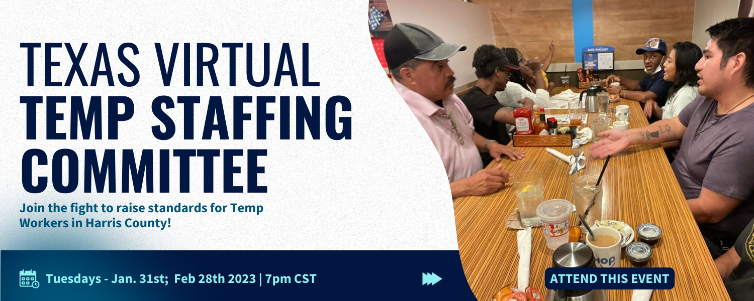 Temp Worker Virtual Meeting - Action Network