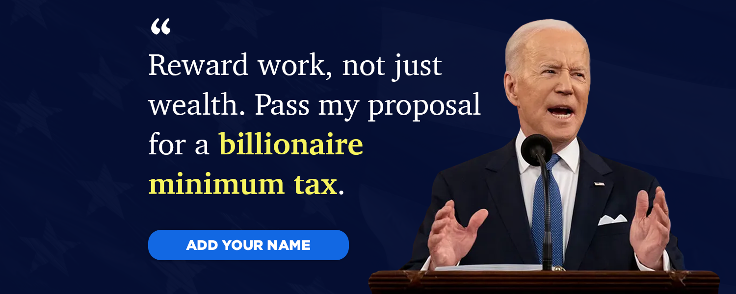 Demand Congress act to pass the Billionaire Minimum Income Tax