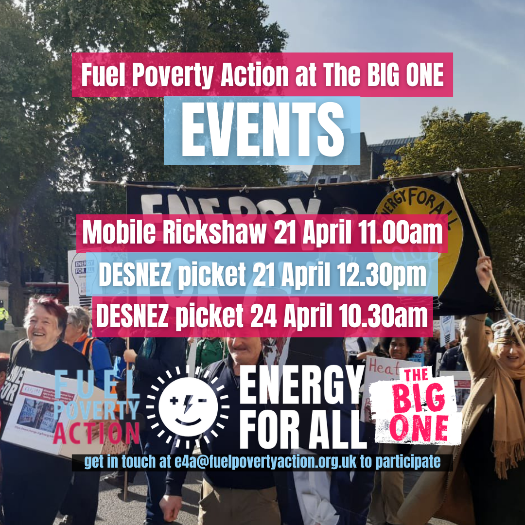 Fuel Poverty Action at The Big One - Action Network