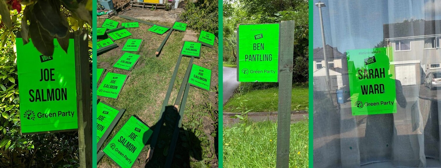 Get a VOTE GREEN window poster or a stakeboard for your garden - Action ...