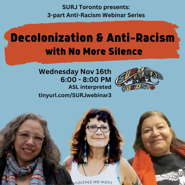 SURJ Anti-Racism Webinar Series 2022 - Action Network
