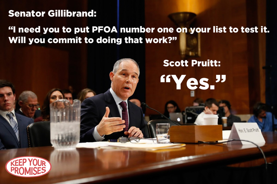 Tell Scott Pruitt: Keep your promise and test our water for C-8 ...