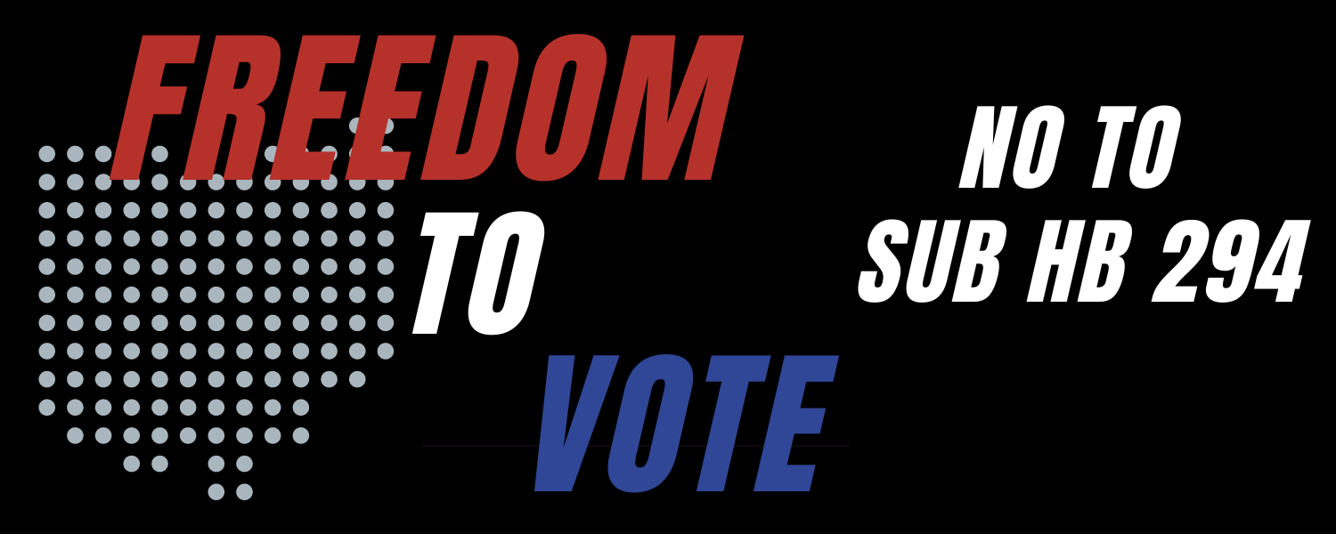 Oppose Sub. H.B. 294 Voting Restrictions - Action Network