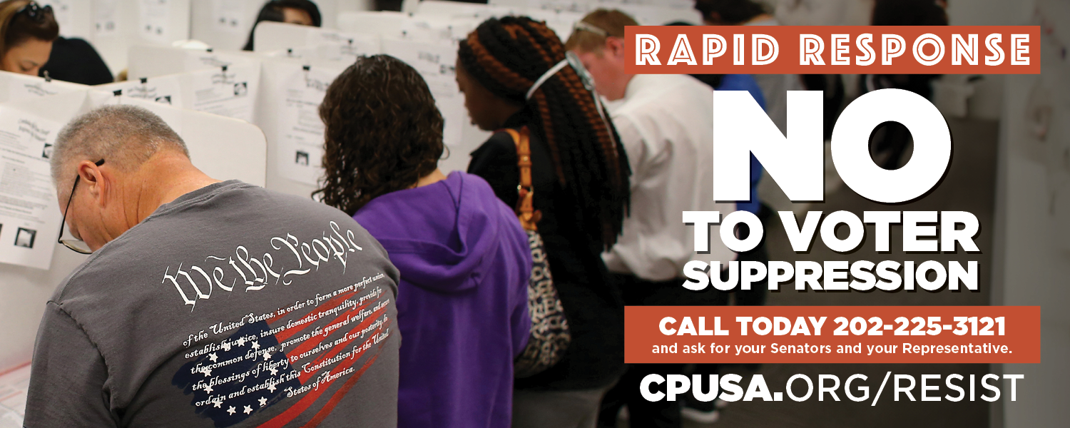 No to voter suppression! - Action Network