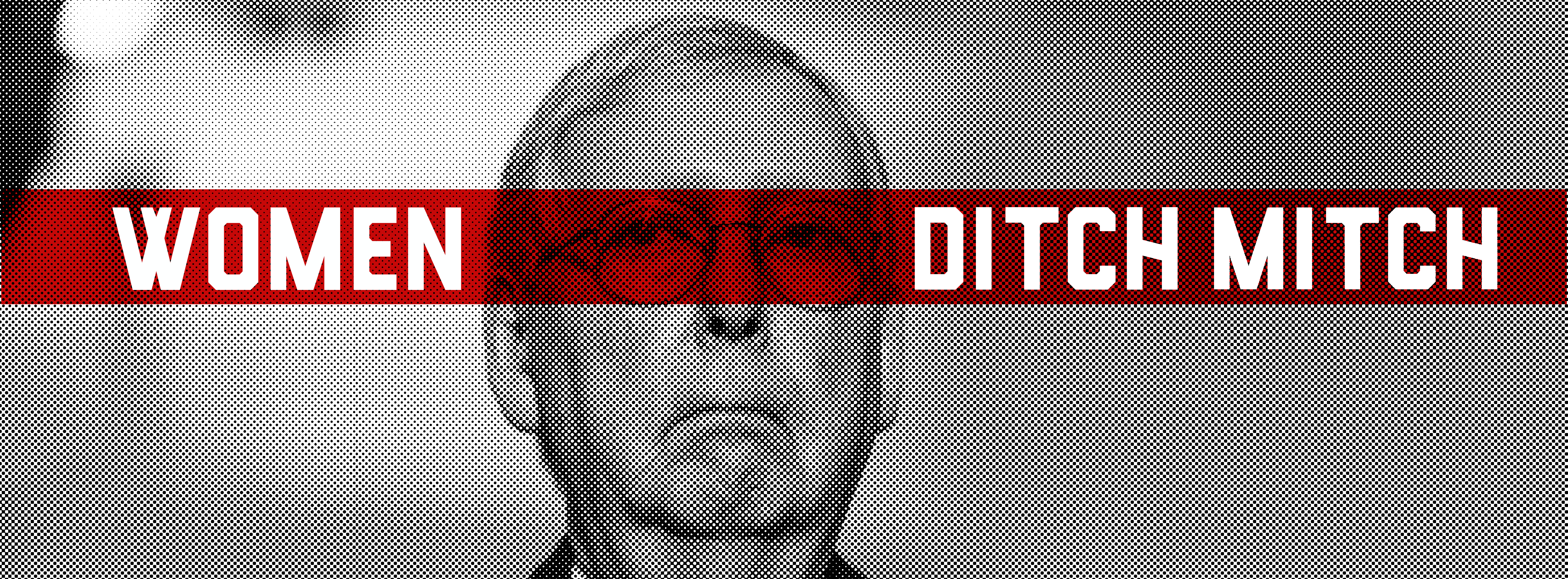 Women Ditch Mitch Postcards