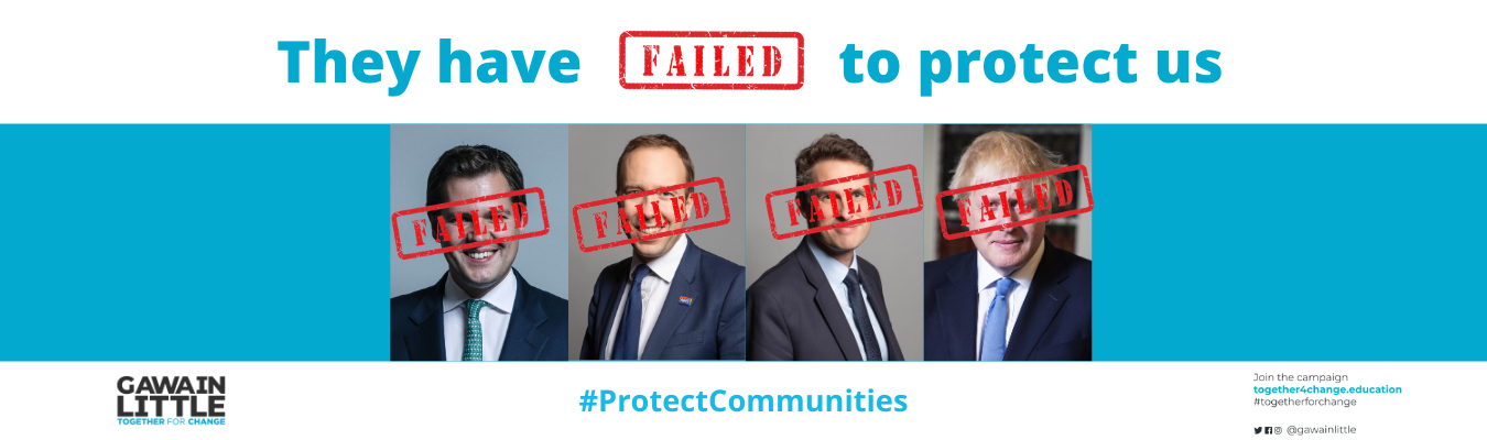 Government has failed us- support our call to protect communities